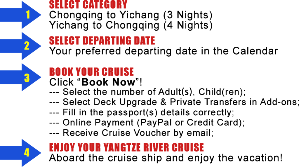 Yangtze River Cruise Online Booking System
